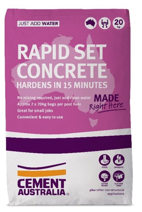 Rapid Set Concrete - Strathalbyn Hire & Landscape Supplies